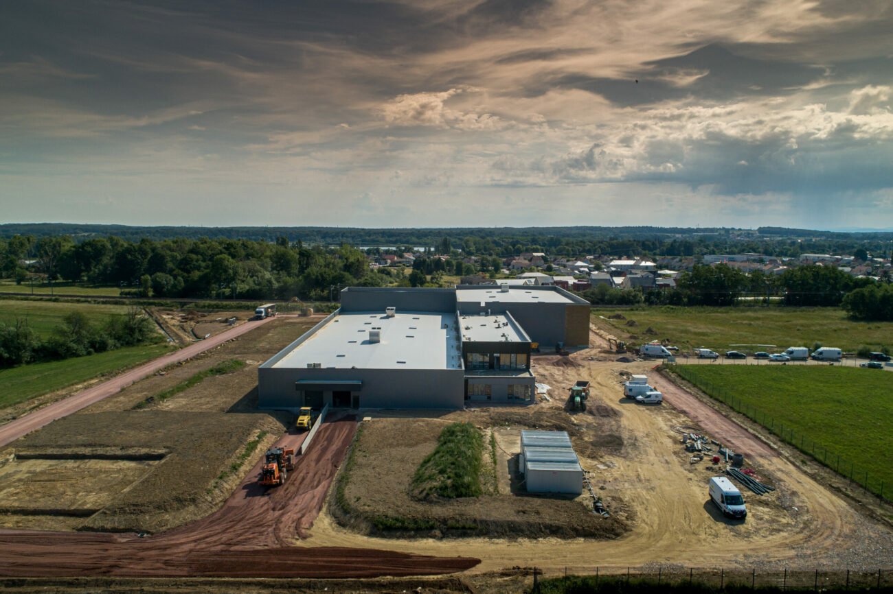 Construction du siège social et base logistique France CCV