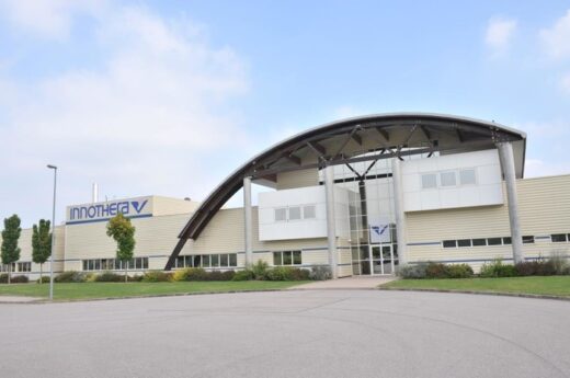 Innothera Extension usine de fabrication Avinim construction