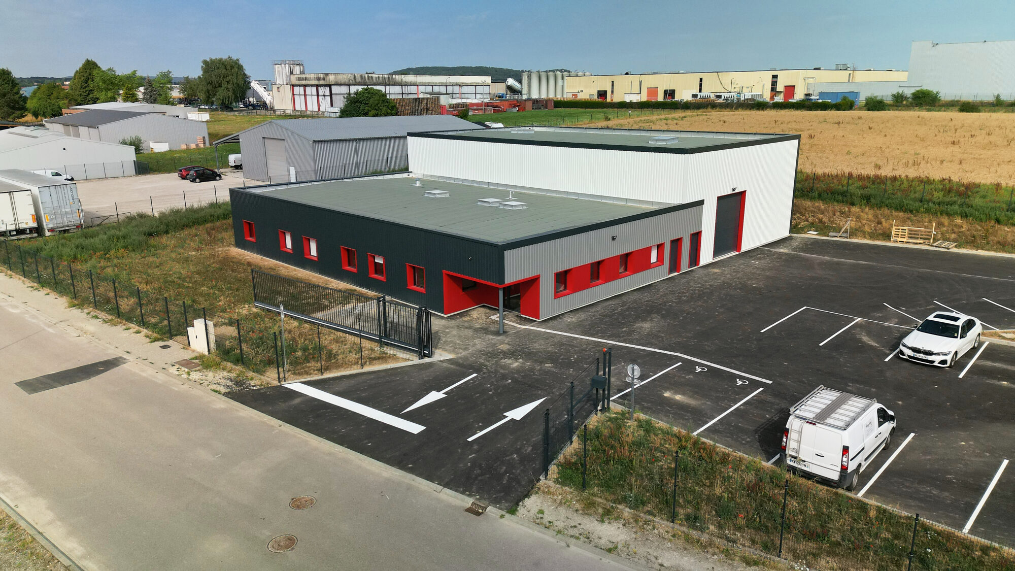 construction d'un bâtiment pour Ceglec - Vinci Energies